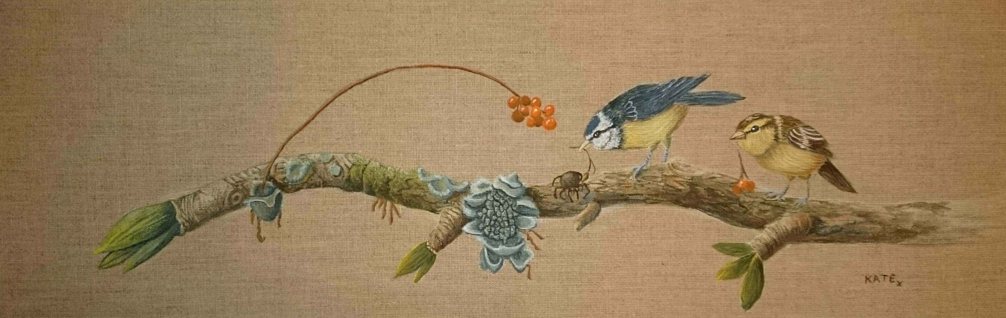 Kathleen Bull - Tickling a Spider - SAA