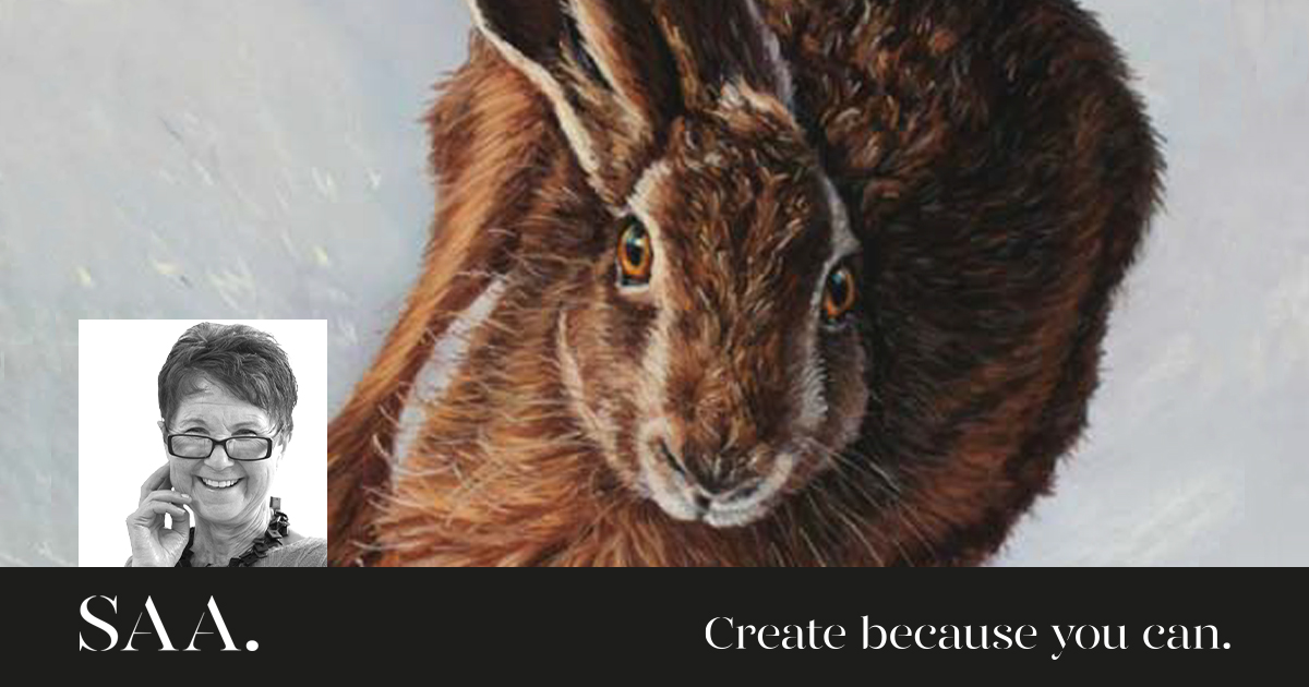 Wildlife Art in Pastels: Mastering a Hare Portrait | Catherine Inglis - SAA