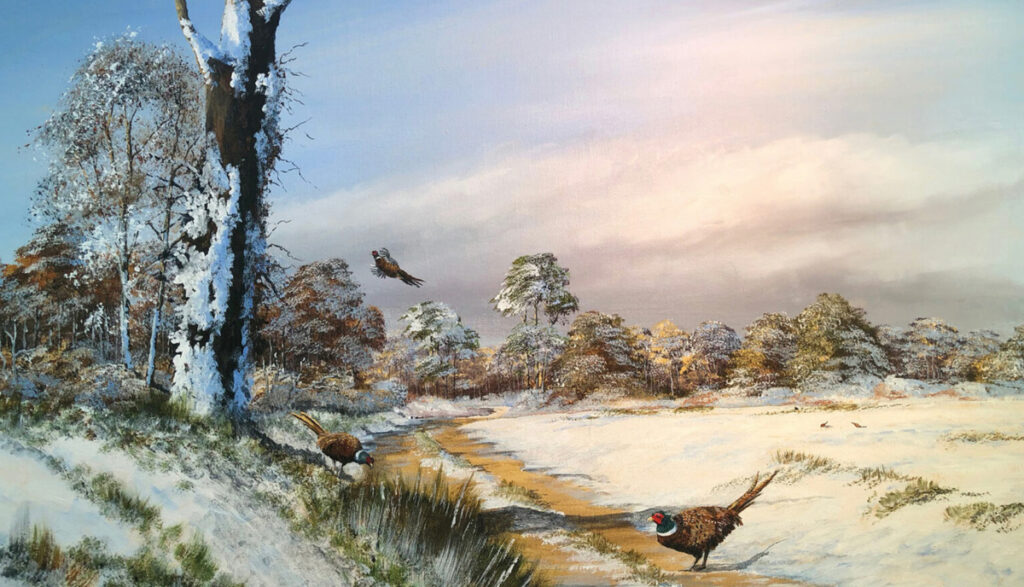 How to Paint a Snowy Lane in Watercolour with Jeremy Ford - SAA