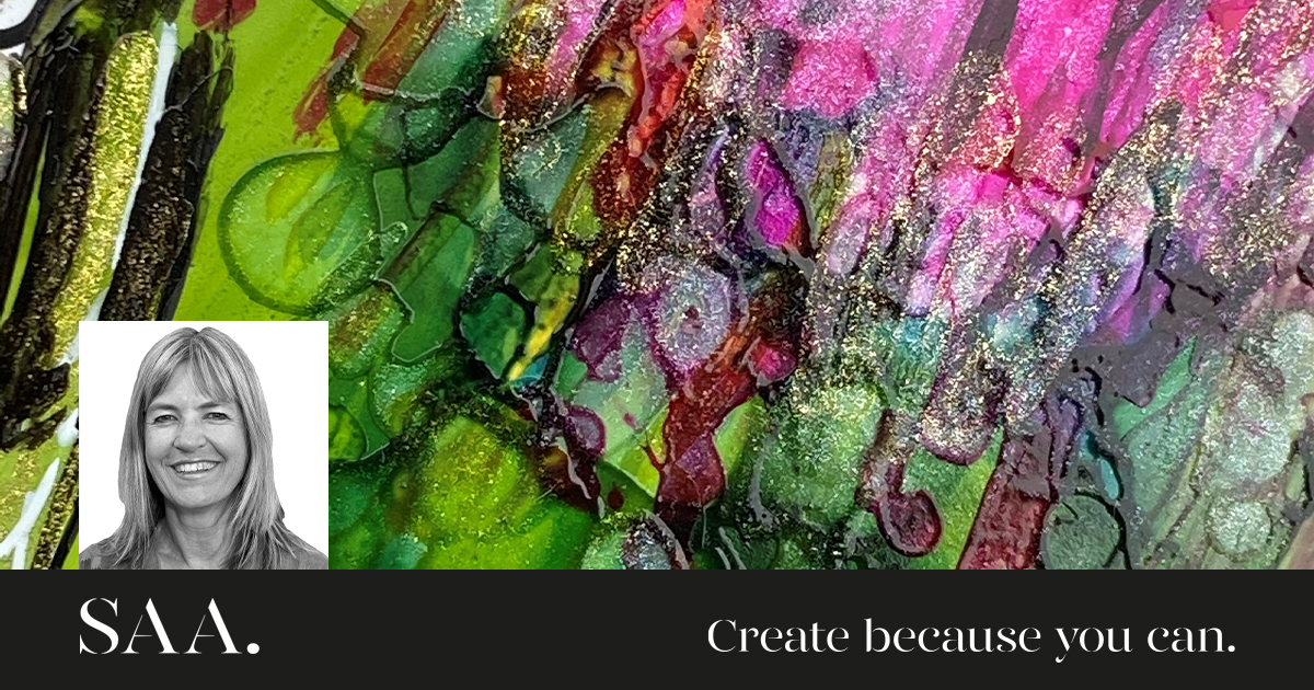 Experimenting with Alcohol Inks with Ali Hargreaves - SAA