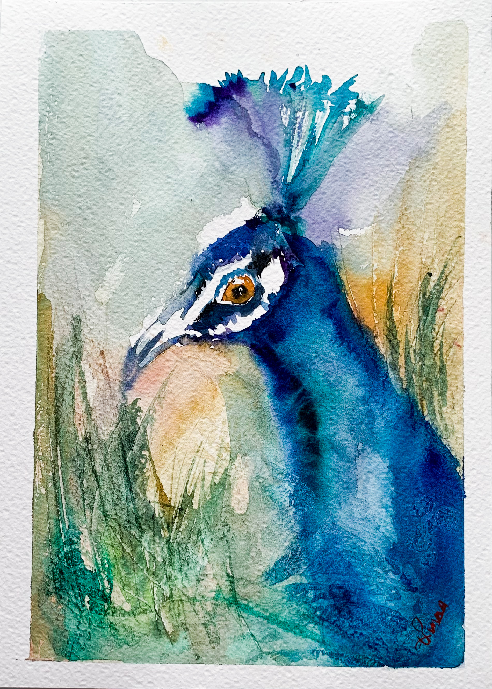 Urvashi Patel - Peacock head - SAA