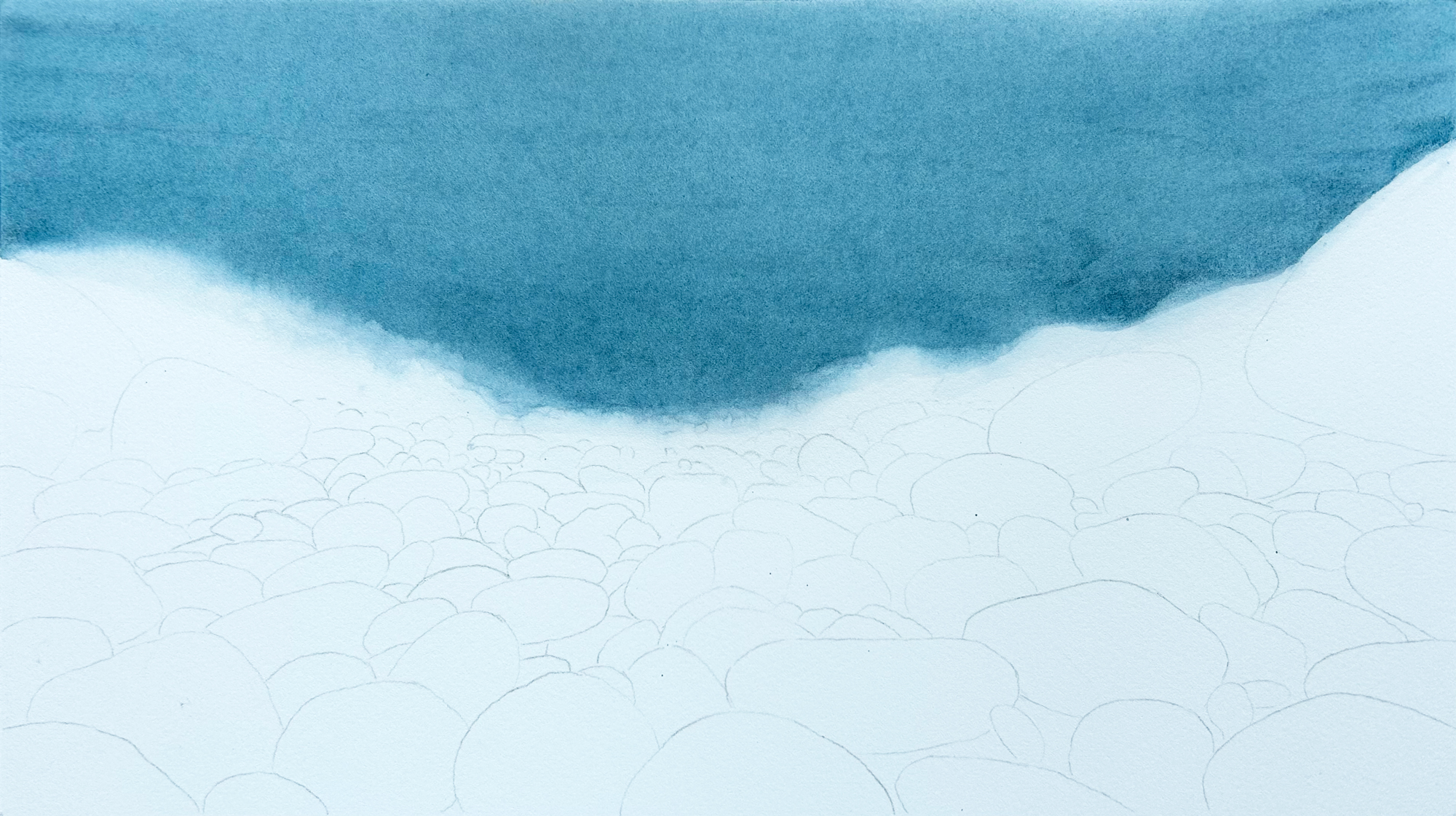 Drawing Pebbles Underwater: Realistic Riverbed in Coloured Pencils ...