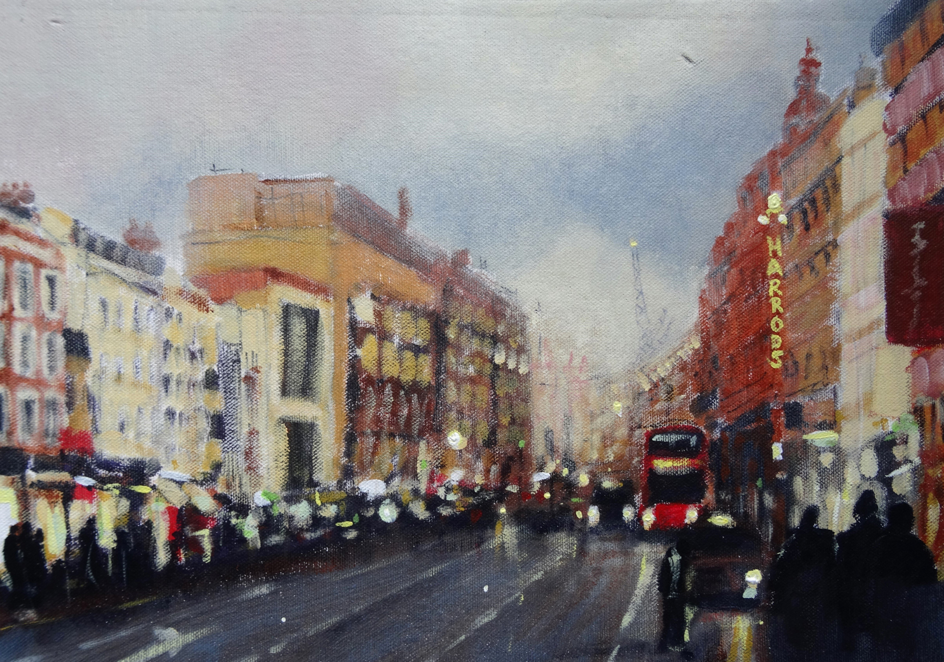 Aerial Perspective when Painting Urban Scenes in Acrylic | Ruth Gray - SAA