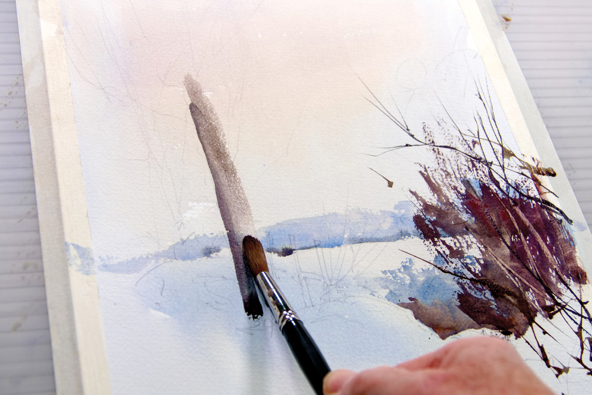 Limited Palette: Winter Landscape in Watercolour | Grahame Booth - SAA